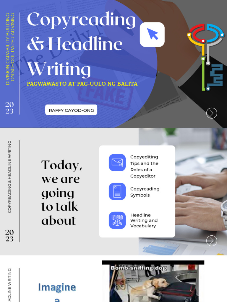 Copyreading and Headline Writing - RC | PDF | Copy Editing | Human Communication