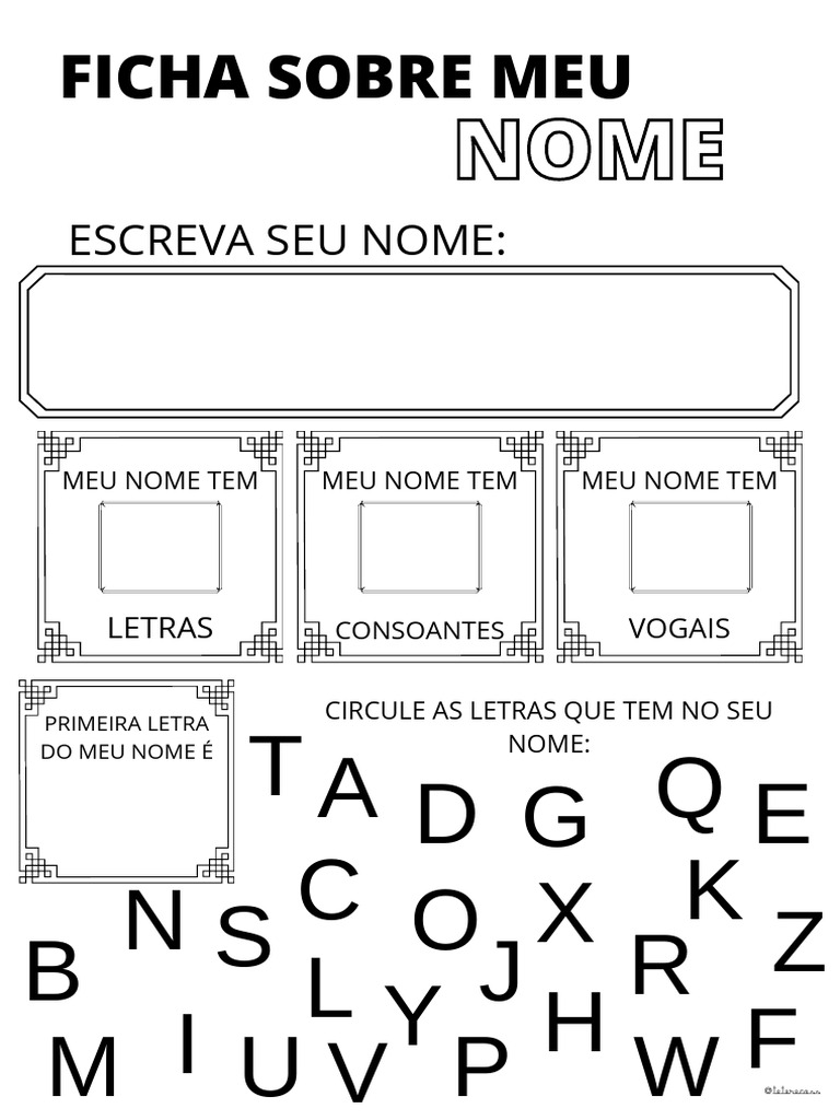 ficha-sobre-meu-nome | PDF