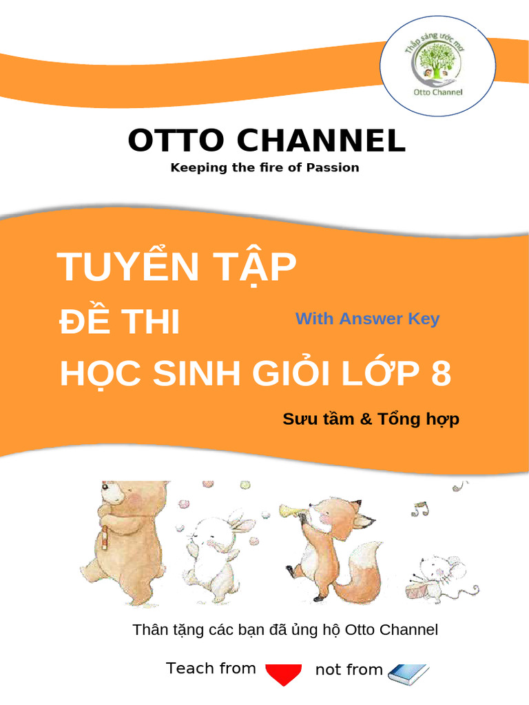 Tuyển Tập Đề Thi HSG Lớp 8 - With Key | PDF | Vietnam | Southeast Asia