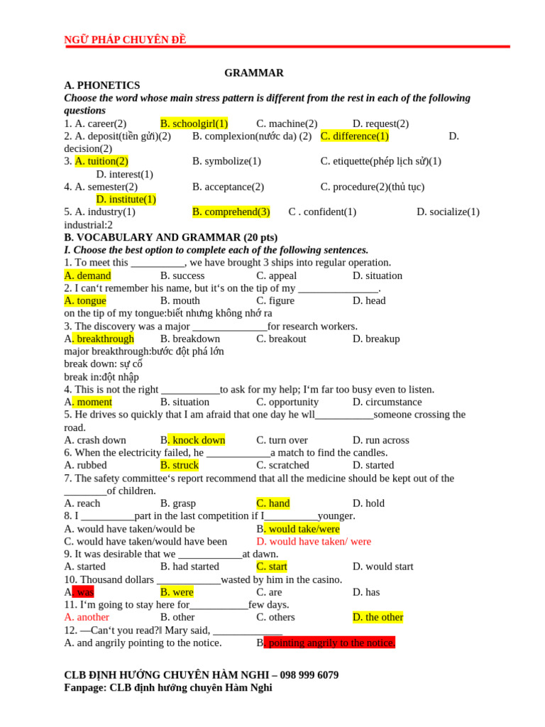 06.03. A3.2. GRAMMAR | PDF | Cost Of Living