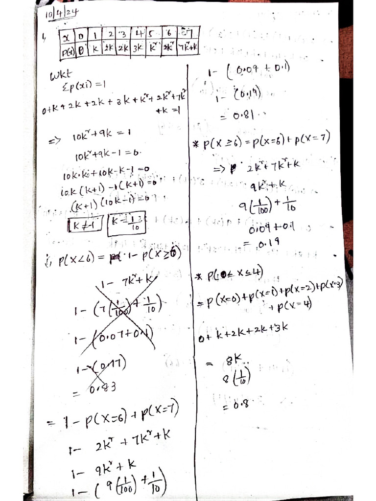 Maths Unit-1 Answers | PDF