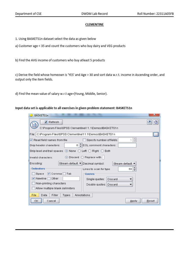 DWDM Complete Record 2 | PDF | Computing | Applied Mathematics