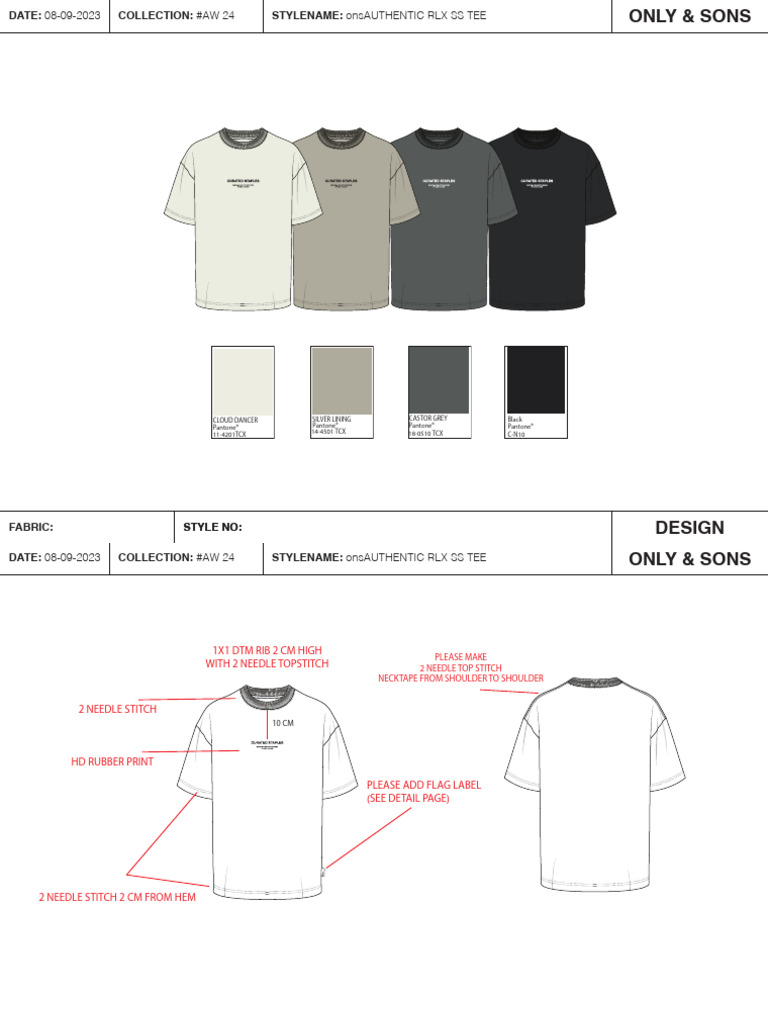 Black Pantone® C-N10 Castor Grey Pantone® 18-0510 TCX Silver Lining ...