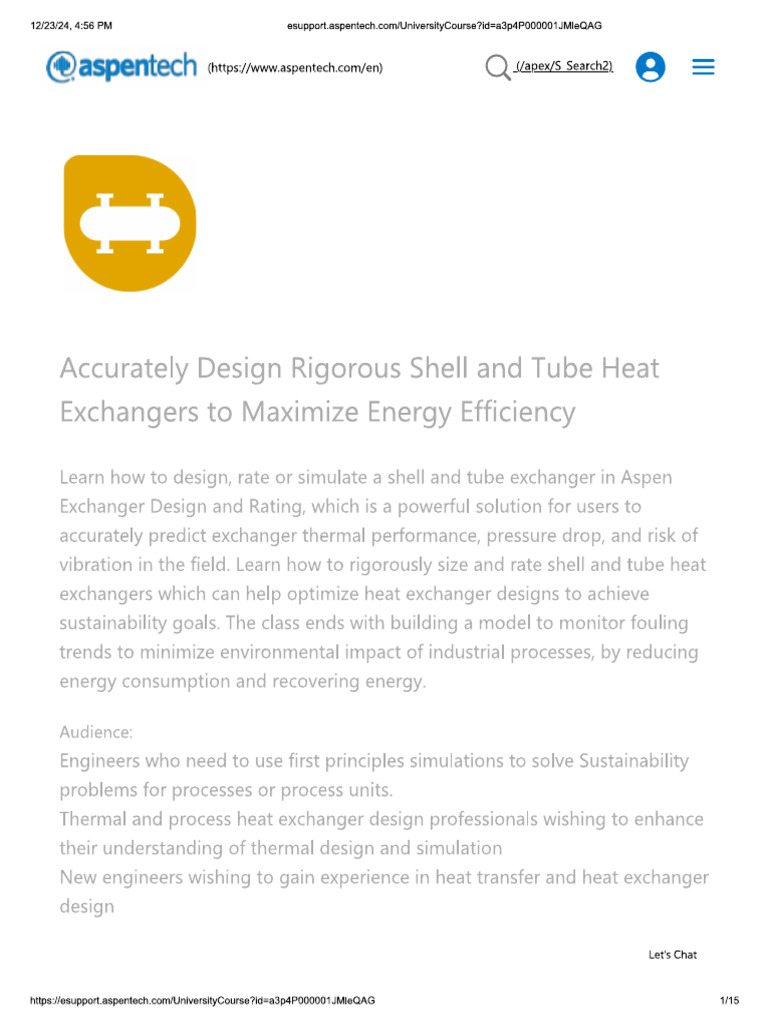 Accurately Design Rigorous Shell and Tube Heat Exchangers To Maximize Energy Efficiency | PDF