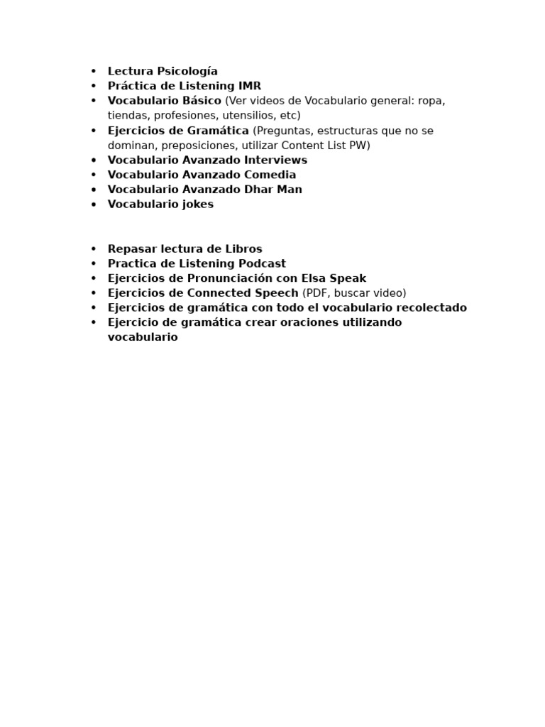 Elementos de Estudio | PDF