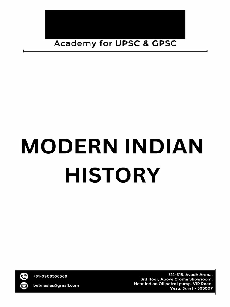 Modern History Class Handnotes | PDF