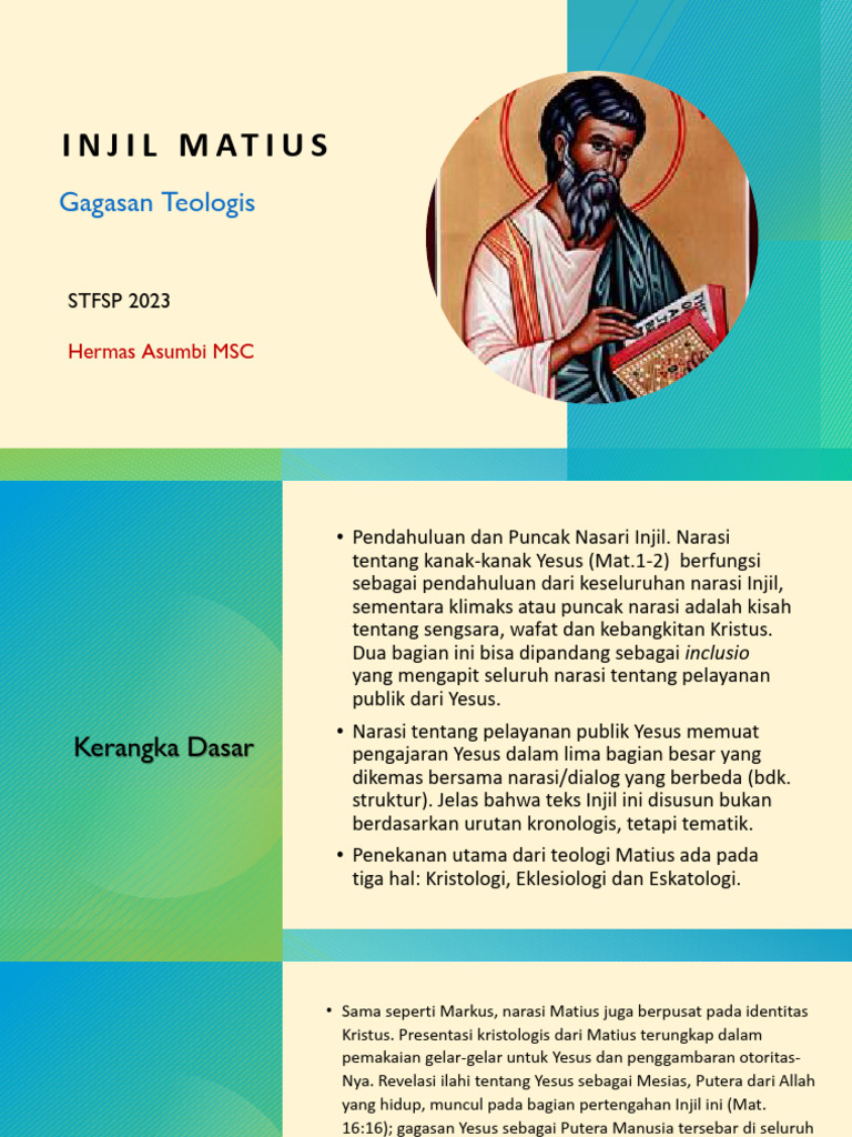Injil Matius 3 | PDF