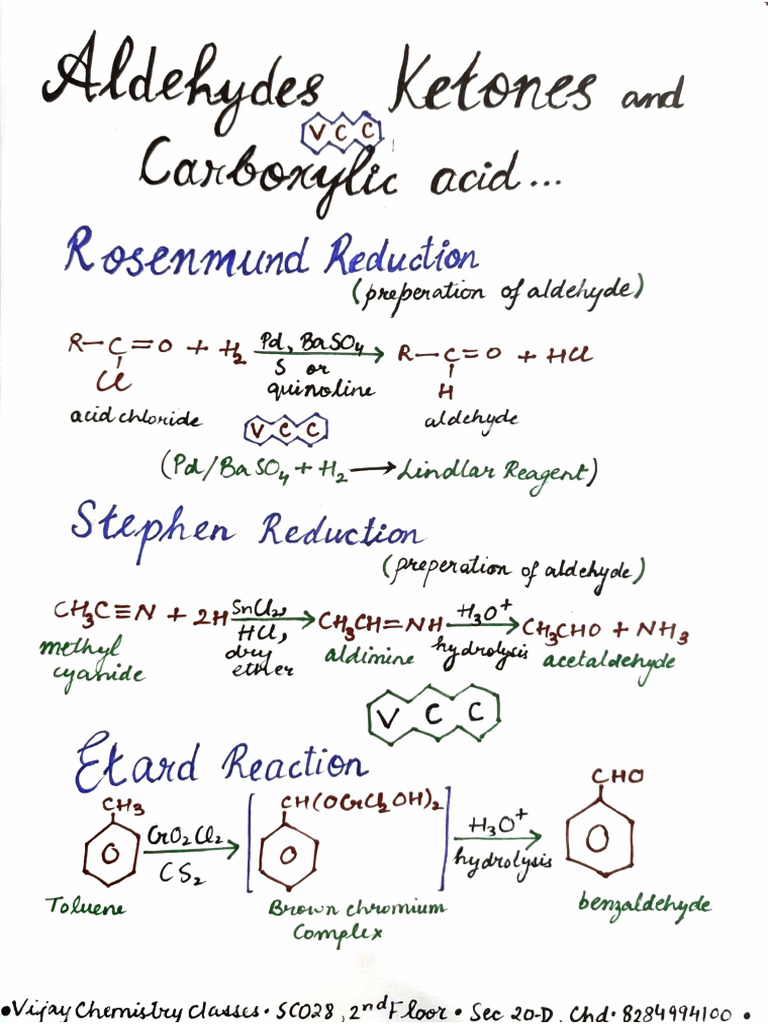 Aldehyde ketones | PDF