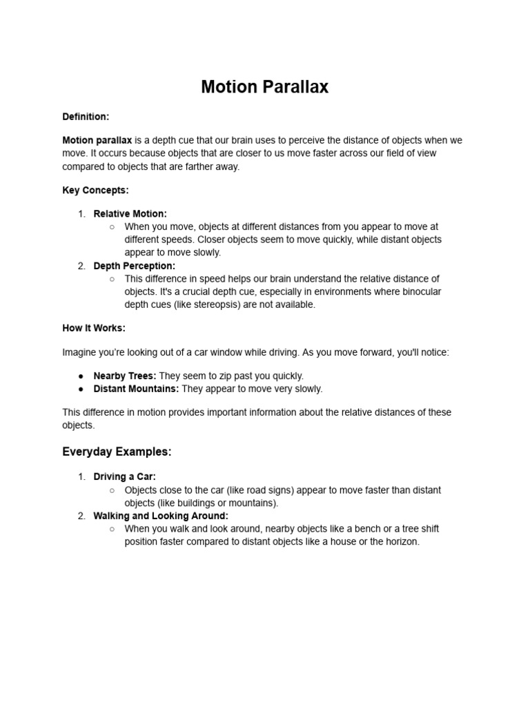 Motion Representation CV | PDF | Computer Vision | Vision