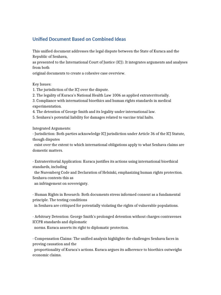 Unified Combined Document | PDF