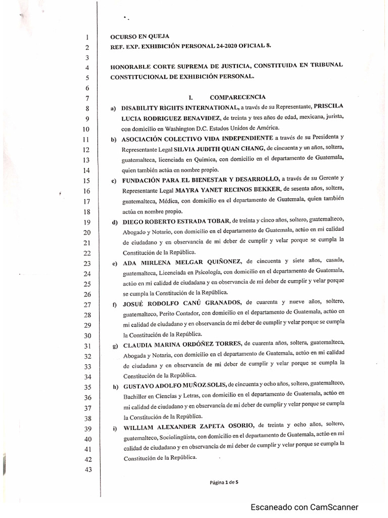 primero ocurso | PDF