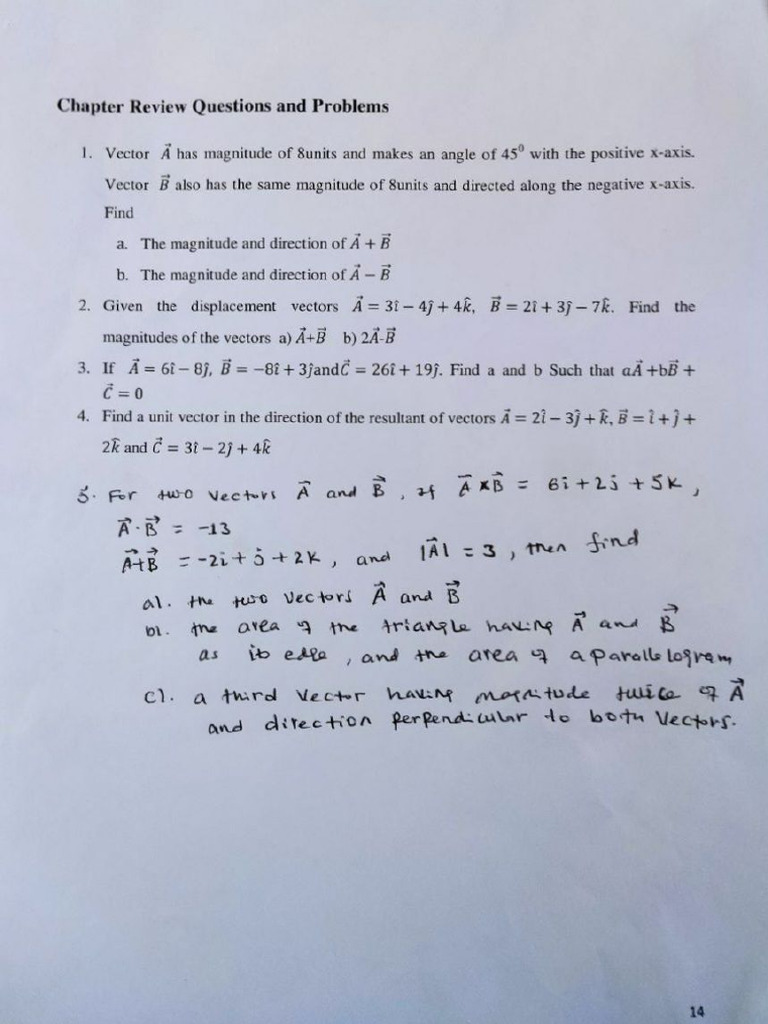 Physics Assignment 1 (Chapter 1) | PDF