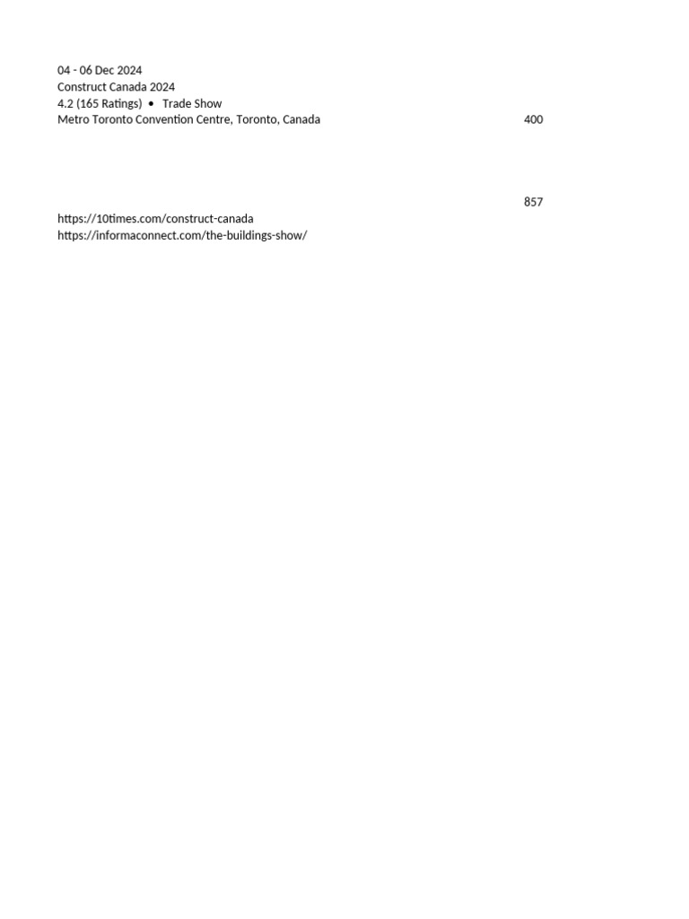 Construct Canada 2024 DEC CANADA | PDF