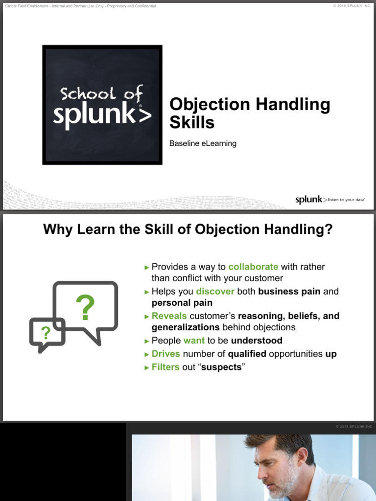 Objection Handling Skills e Learning V 5 | PDF | Question | Cognition