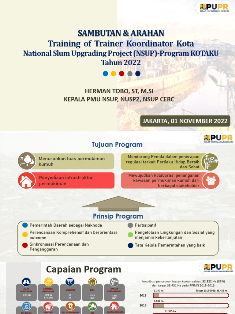 2b. SAMBUTAN - ARAHAN PMU TOT KORKOT 2022 | PDF