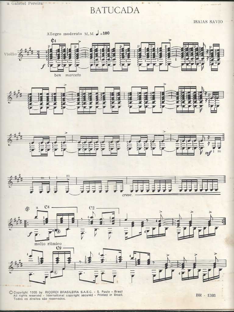 Batucada - Isaias Savio | PDF