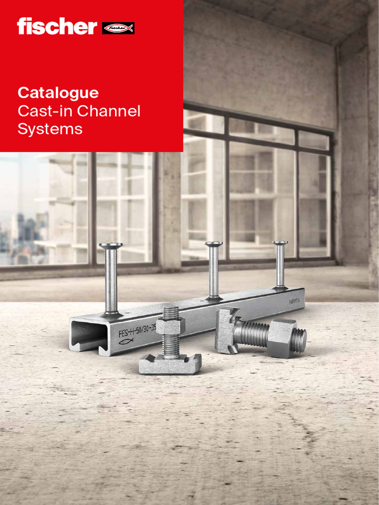fischer Cast-In Channel Systems Catalogue | PDF | Screw