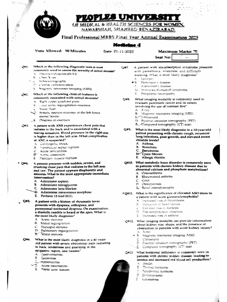 m1 & m2 Proff 2023 Bcqs | PDF