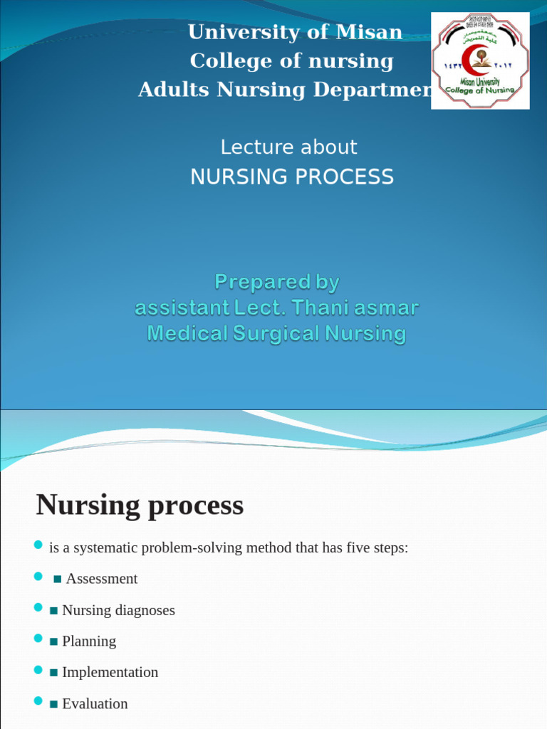 nursing process | PDF | Medical Diagnosis | Nursing