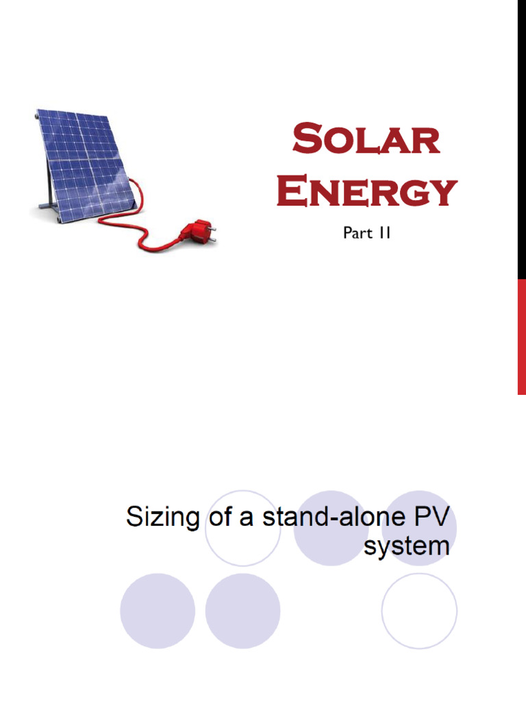 Solar Energy: BOS, Batteries, and MPPT | PDF | Electrical Engineering ...