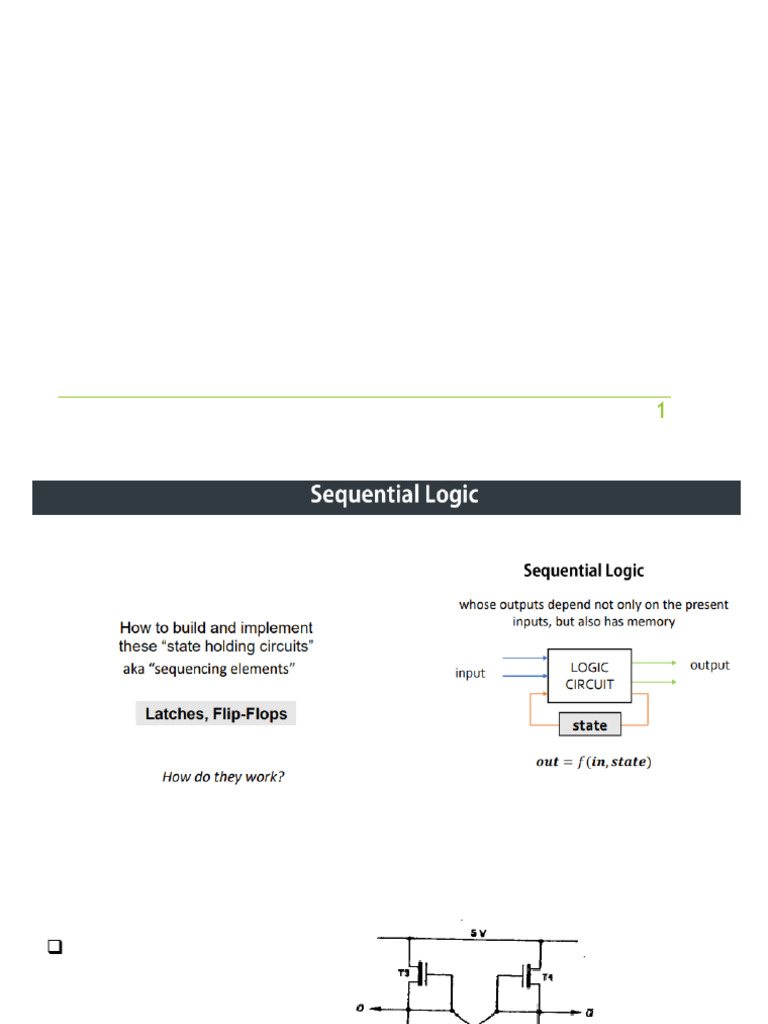 Filp-Flop & Memory | PDF | Dynamic Random Access Memory | Random Access Memory