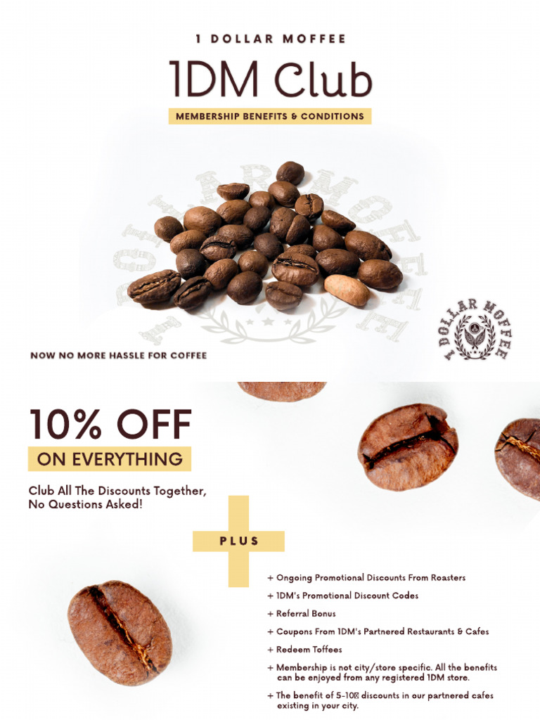 Coffee Enthusiasts' Membership Guide | PDF