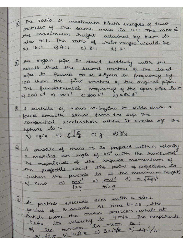 November Class 11th Day 3 Secret Assignment | PDF