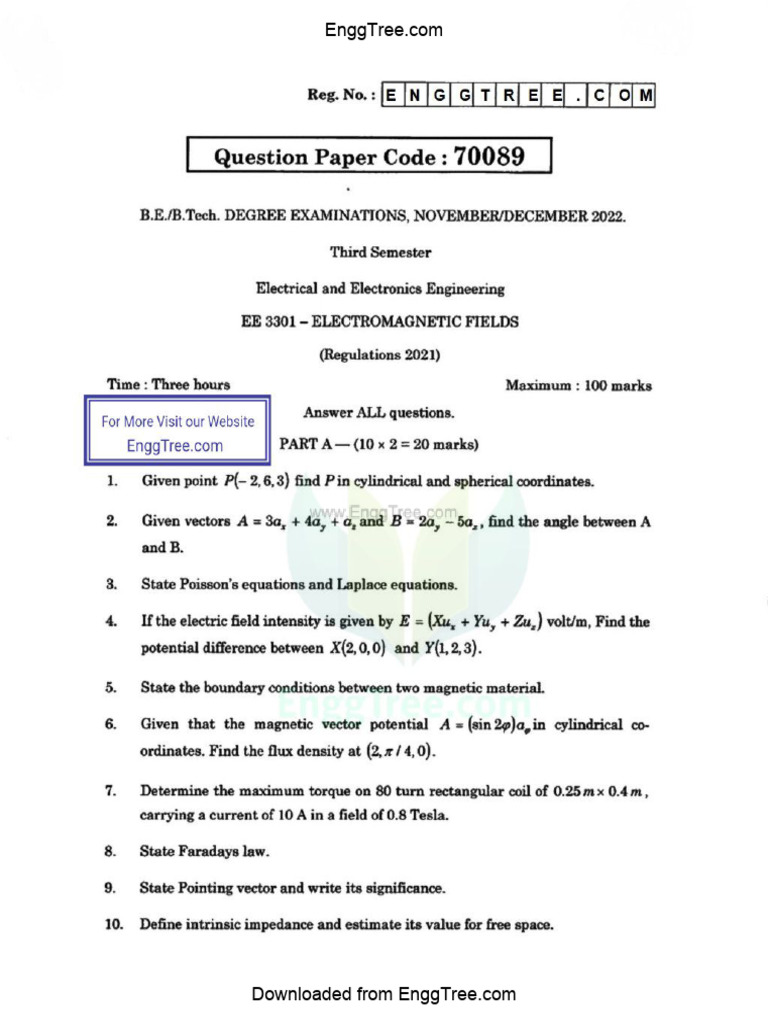 EE3301-Electromagnetic-Fields-Nov-Dec-2022-Question-Paper-Download (1 ...