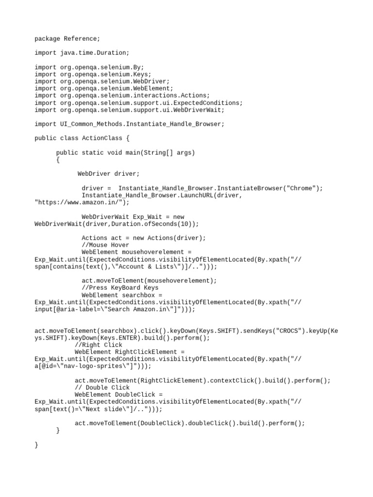 ActionClass (1) | PDF