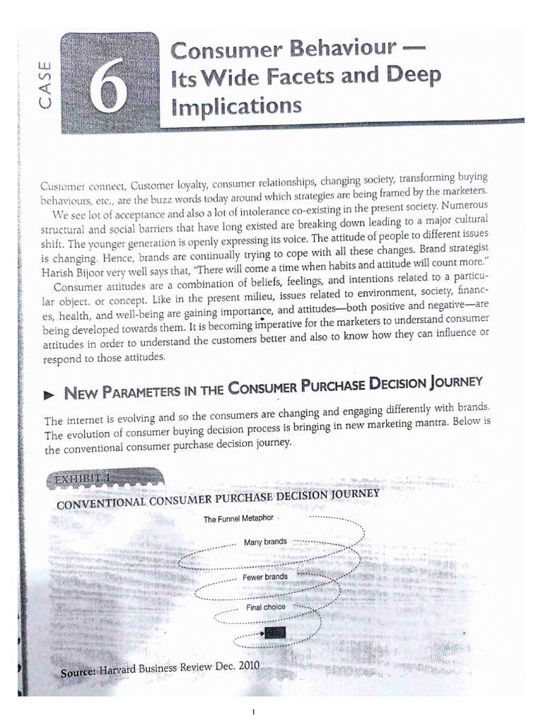 Consumer Behavior Case | PDF