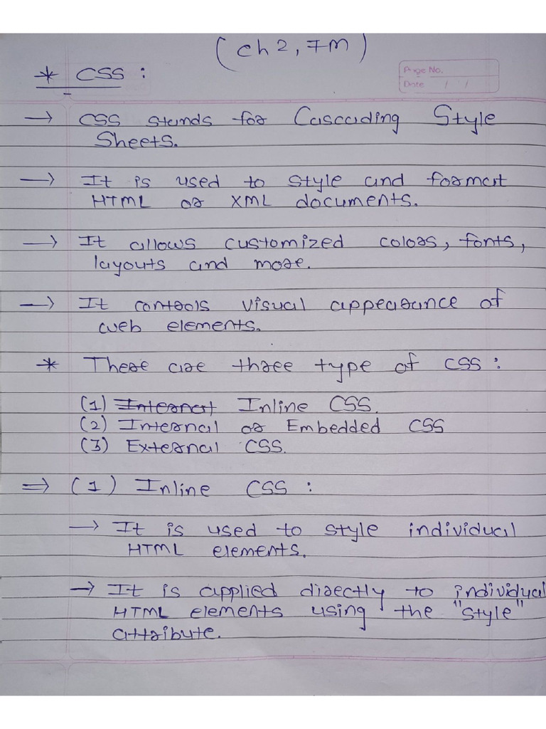 WD Handwritten Notes | PDF
