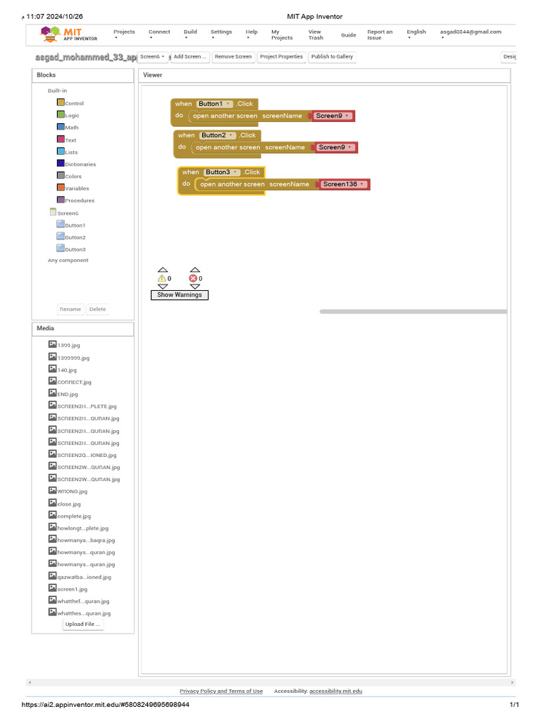 MIT App Inventor Screen 6 | PDF | Software | Computing