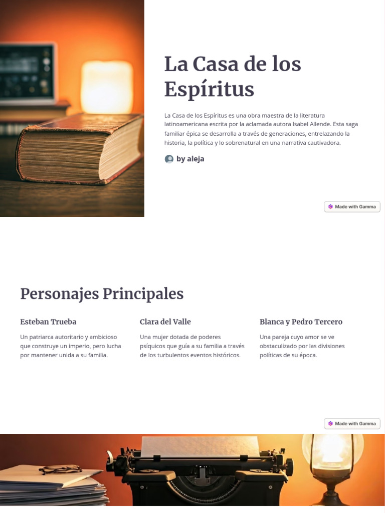 La Casa de Los Espiritus | PDF