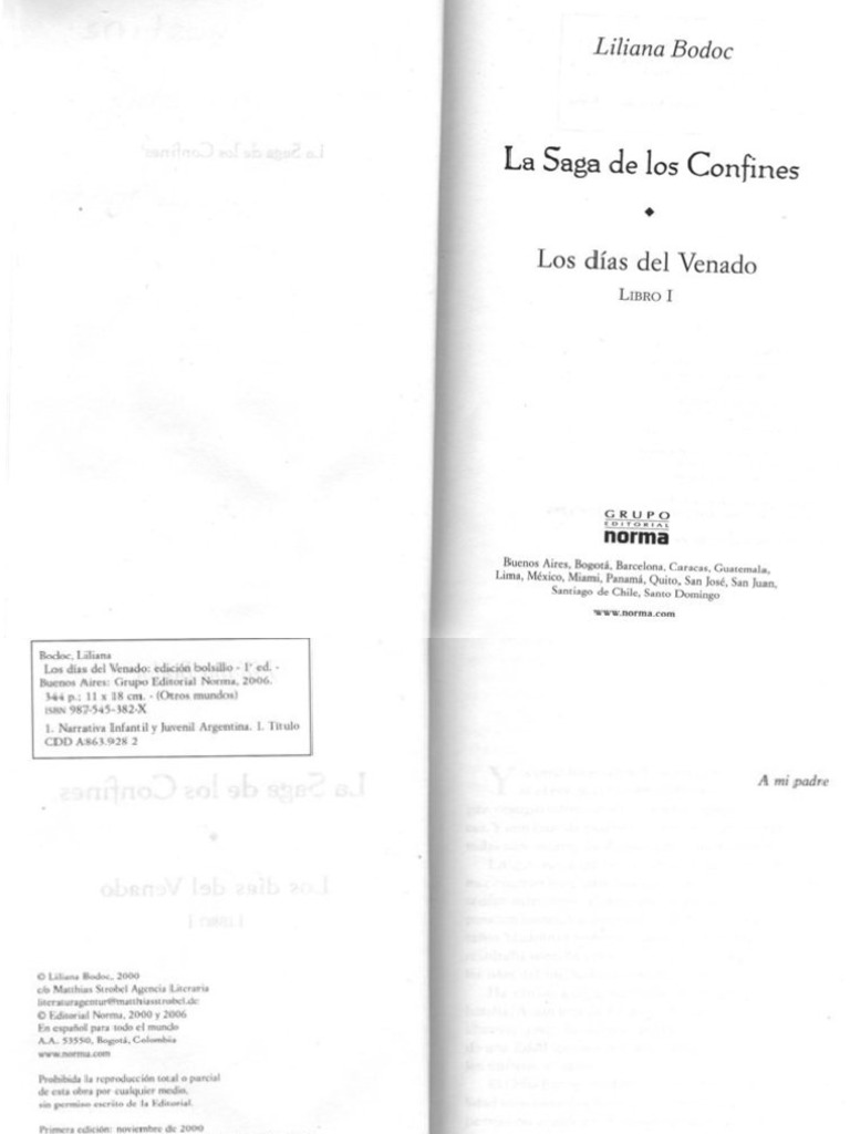 Bodoc Liliana - Los Dias Del Venado - Completo | PDF