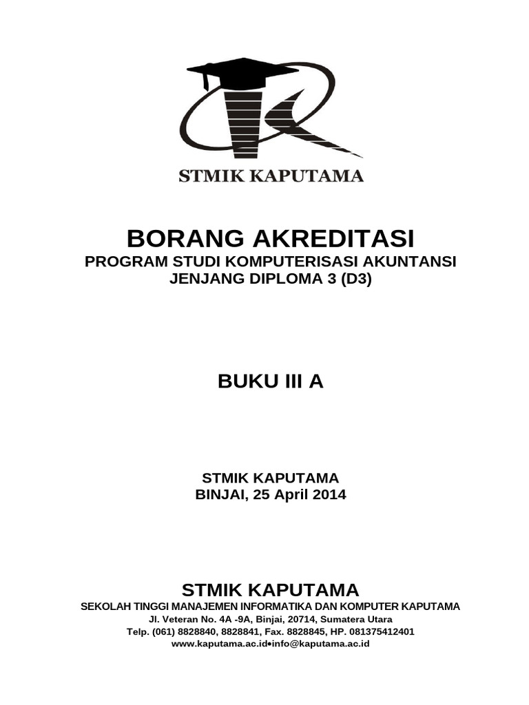 Buku 3a-Borang Ka (d3) Kaputama Binjai (Thn 2014)_2 | PDF