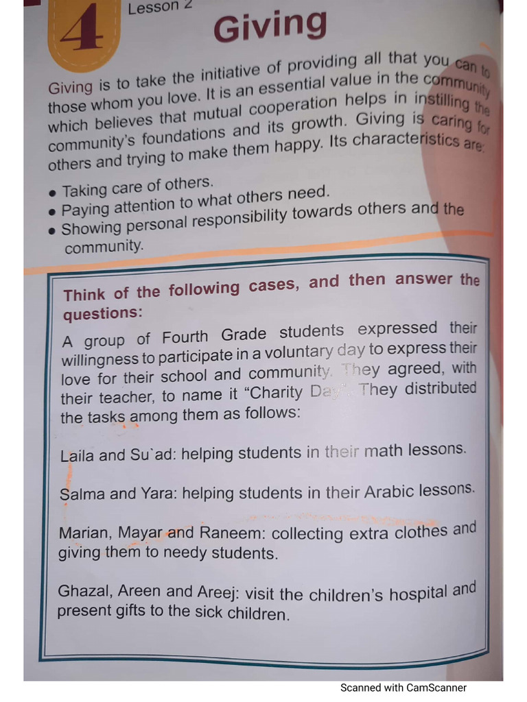 Giving Socail Studies | PDF