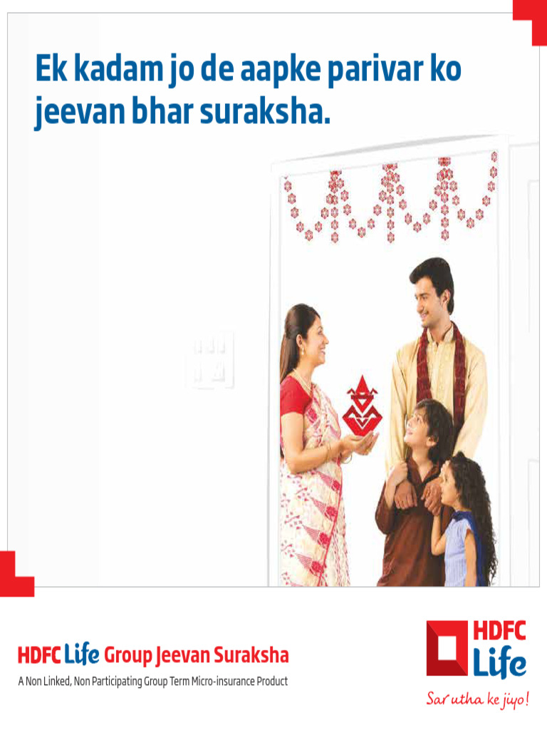 HDFC Life Group Jeevan Suraksha | PDF | Insurance | Taxes