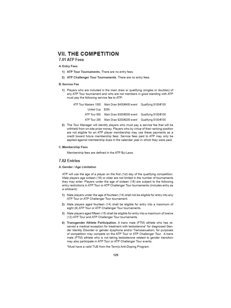 2024 Rulebook Chapter 7 The Competition 16feb | PDF | Transgender | LGBTQIA+ Studies