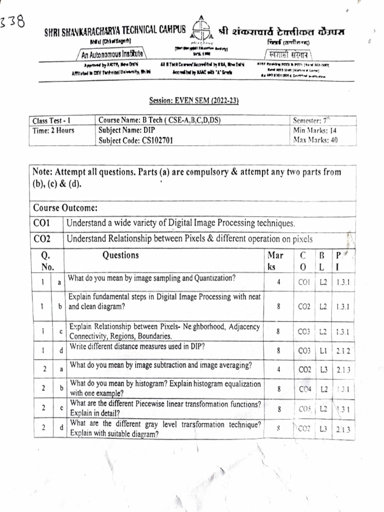 All CT1 & CT2 7th Sem Papers | PDF | World Wide Web | Internet & Web