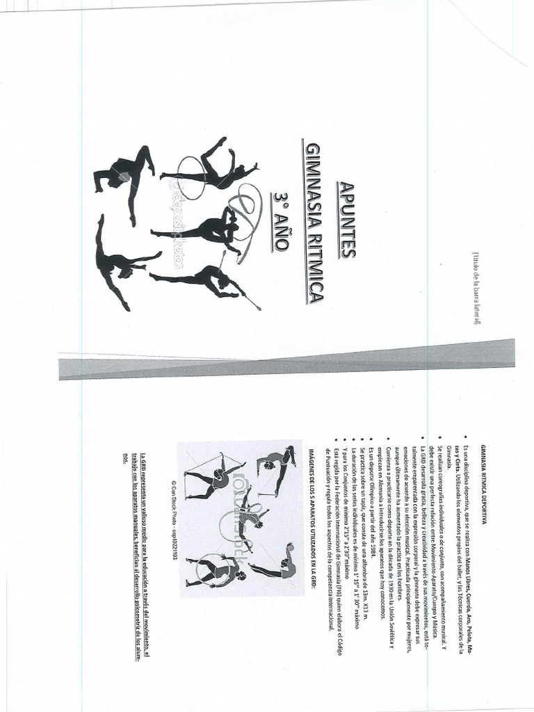 Gimnasia Ritmica - 3er Año | PDF