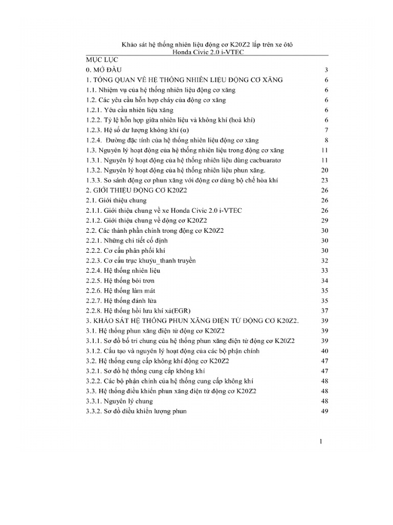 (123doc) - Khao-Sat-He-Thong-Cung-Cap-Nhien-Lieu-Cua-Dong-Co-K20z2-Lap-Tren-Xe-Honda-Civic-2 | PDF