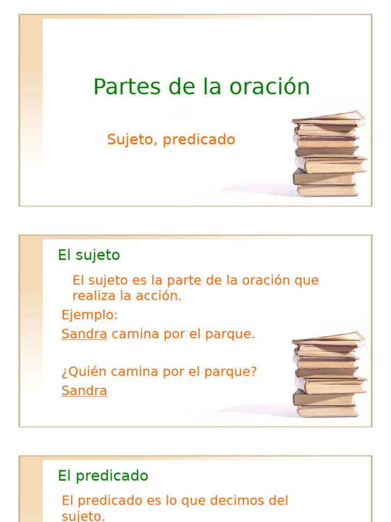 Ppt Sujeto y Predicado | PDF