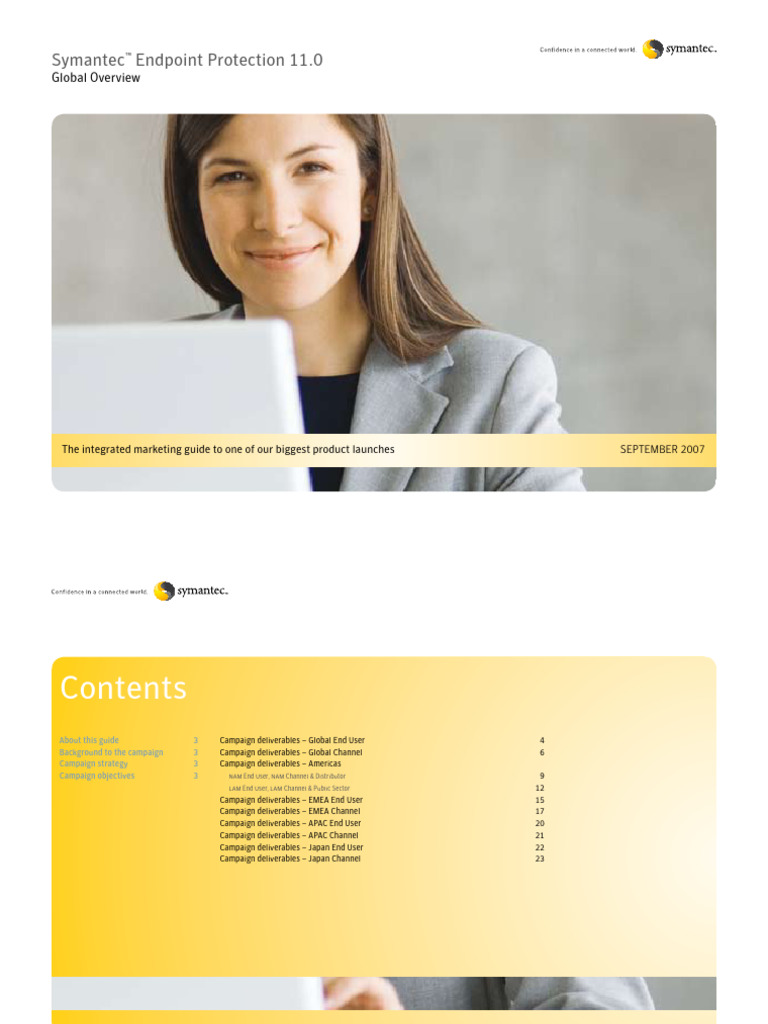 Symantec Endpoint Protection Campaign Booklet | PDF | Direct Marketing | Computer Security