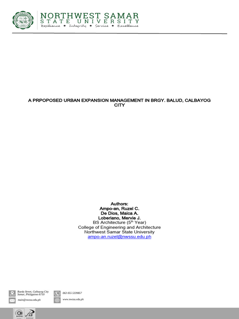 Urban Design Proposal | PDF | Green Infrastructure | Infrastructure