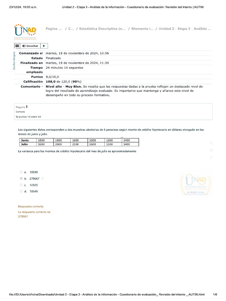 Unidad 2 - Etapa 3 - Análisis de La Información | PDF