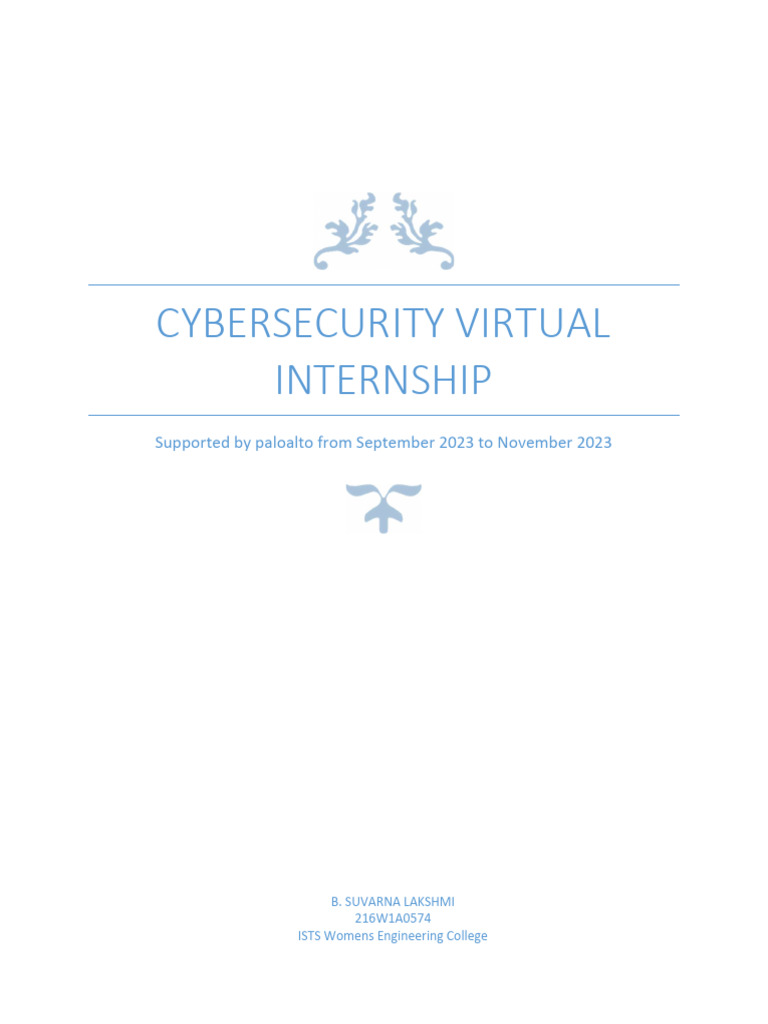 Cyber Security Documentation | PDF | Security | Computer Security