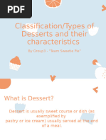 Dessert Quiz: Questions & Answers | PDF