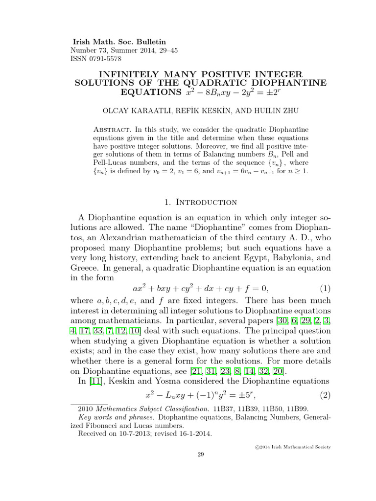 Karaatli | PDF | Number Theory | Sequence