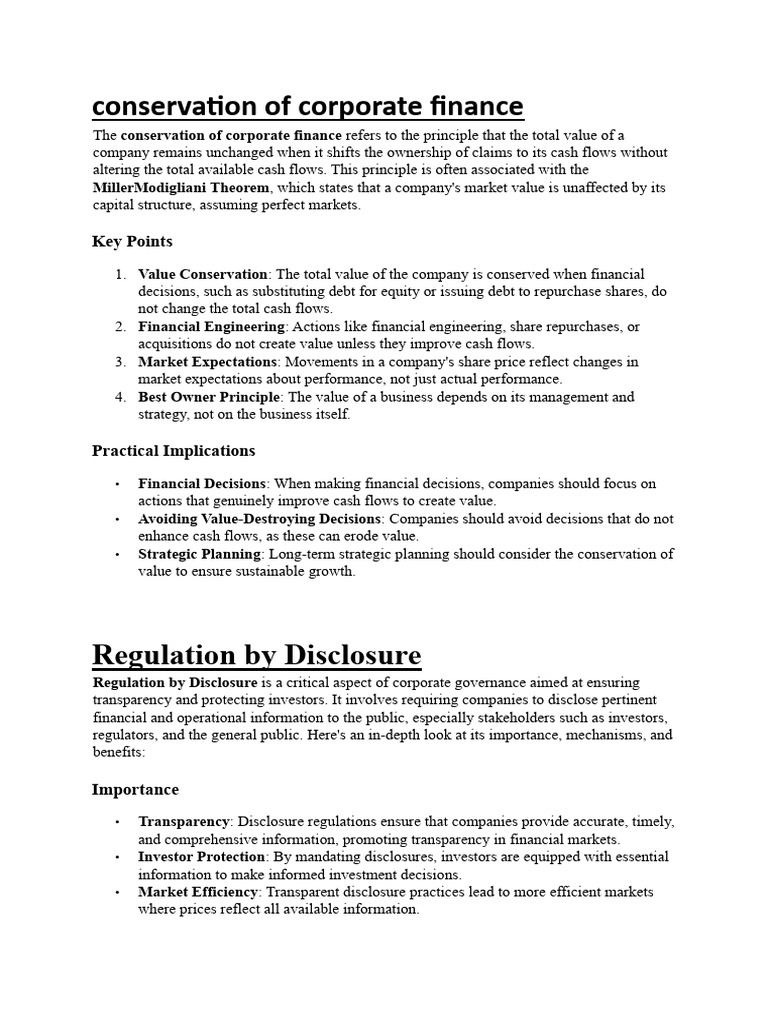 LLM 4 Sem Sub 3 Unit 2 Part 1 | PDF | Share Repurchase | Dividend