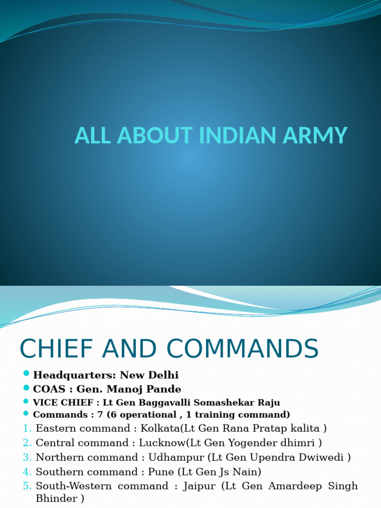 All About Indian Army | PDF | Artillery | Brigade